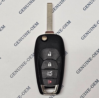 2016-19 Chevy Cruze Keyless Remote Flip Key Entry Fob Transmitter ...