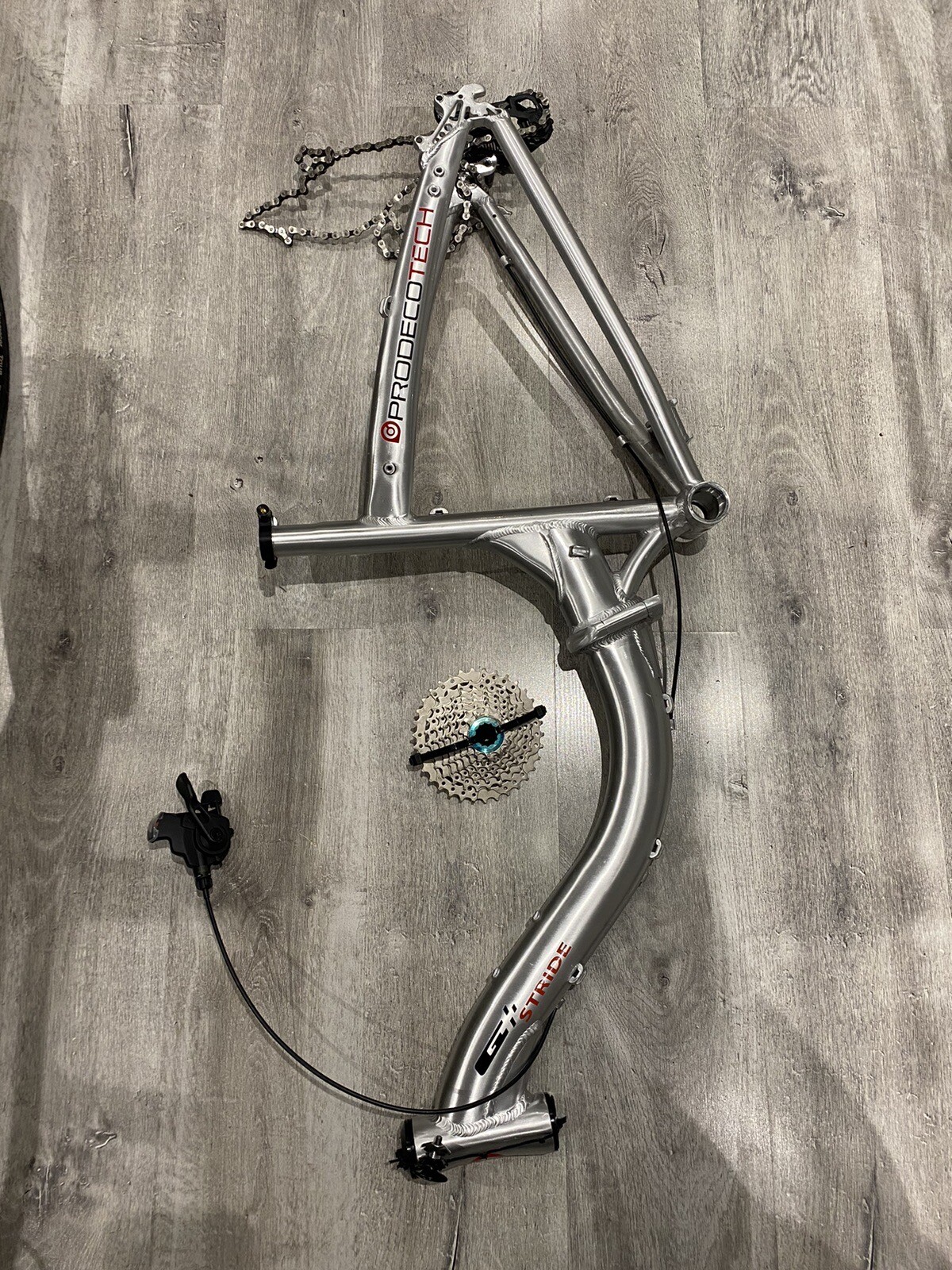 26”/700c Folding Bike Frame. Step Through - Folding Bikes 4U - Folding ...