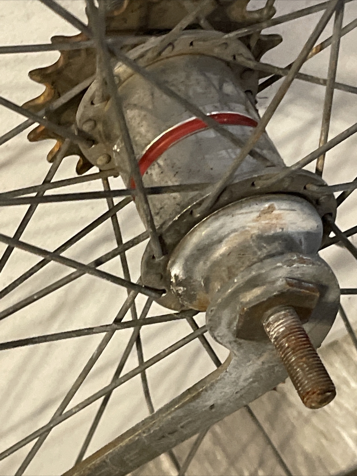 USED OLD J.C. HIGGINS BICYCLE REAR BENDIX RB2 HUB WHEEL FOR 26" X 2.125 ...