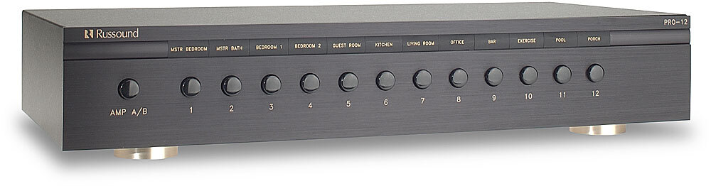 Russound PRO-12 HP Twelve Pair Speaker Selector with Impedence Matching ...