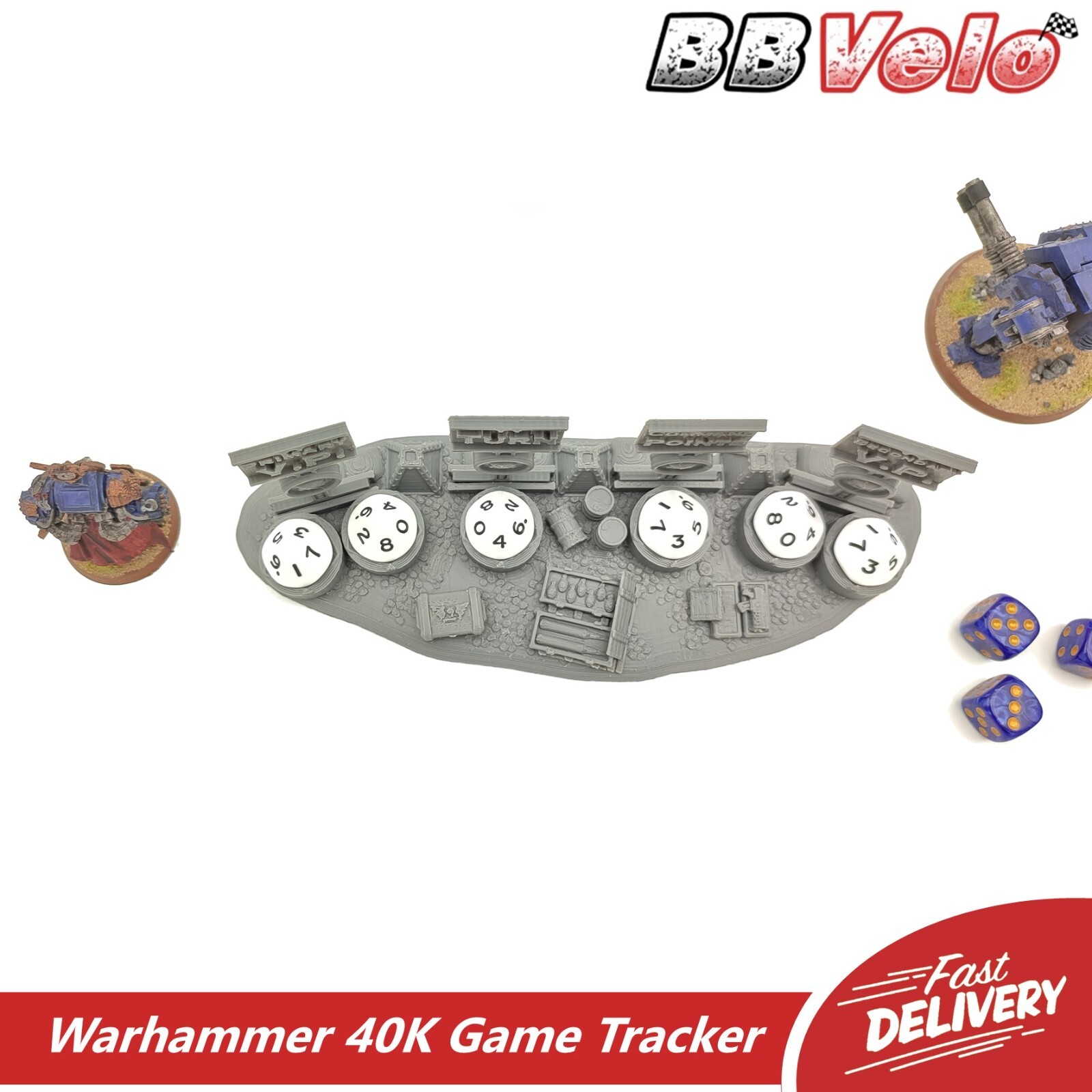 WARHAMMER 40K GAME TRACKER 10th Edition Kill Team Points Battle Round ...