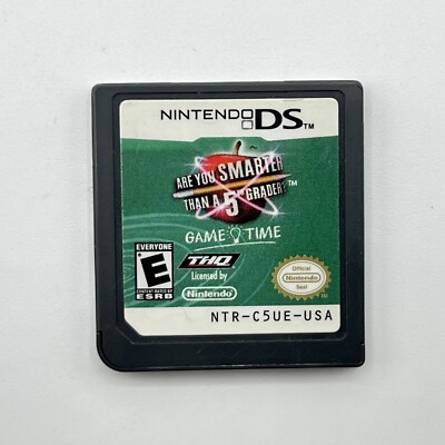 Nintendo DS Are You Smarter Than A 5th Grader? Game Time Tested Working ...