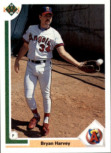 1991 Upper Deck #592 Bryan Harvey Angels | eBay
