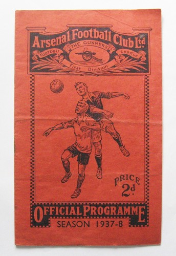 ARSENAL v CHARLTON ATHLETIC 1937/1938 *VG Condition Football Programme* | eBay UK