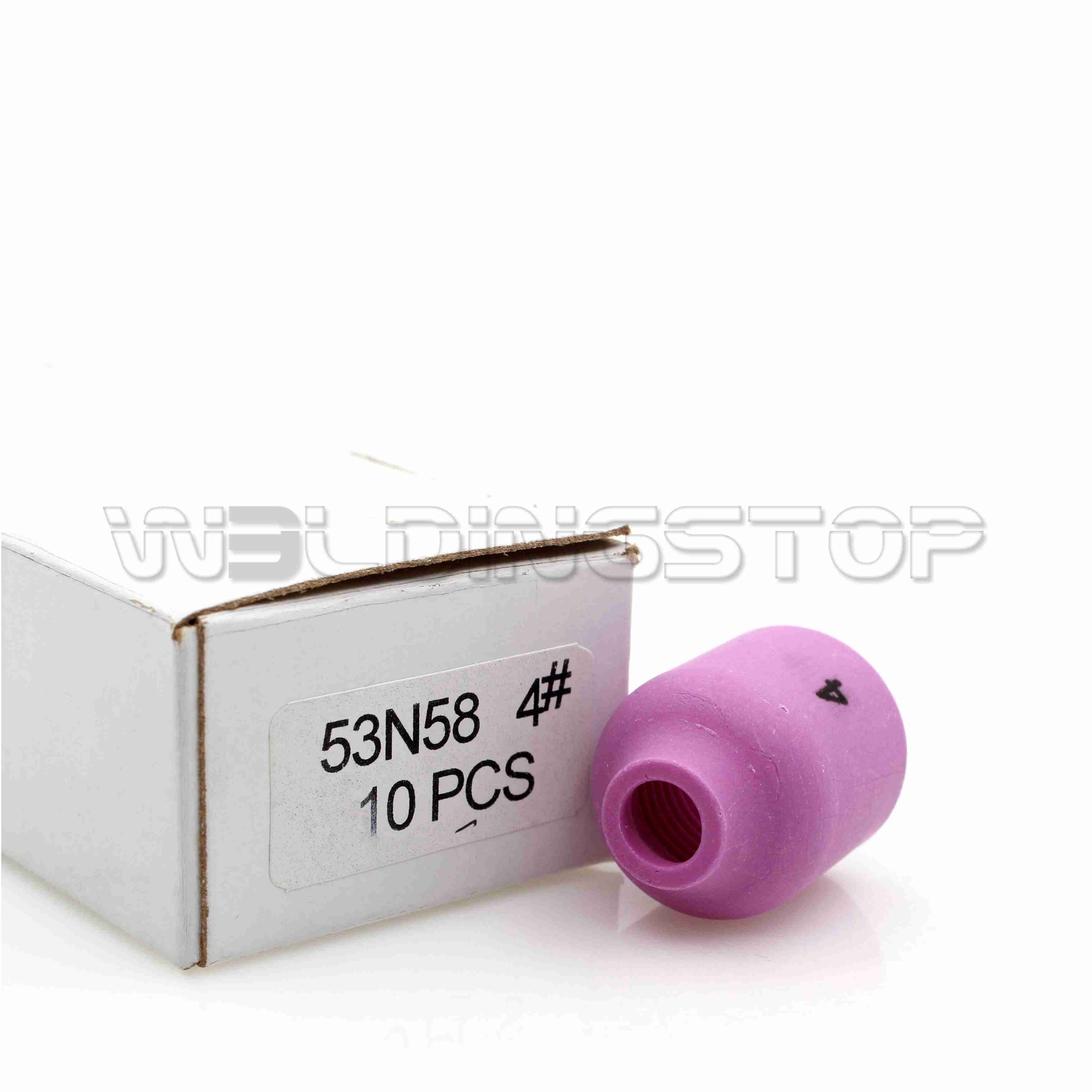 10pcs TIG Weld Consumable 53N58 #4 Alumina Nozzle Cup1" fit WP-20 WP-24 ...