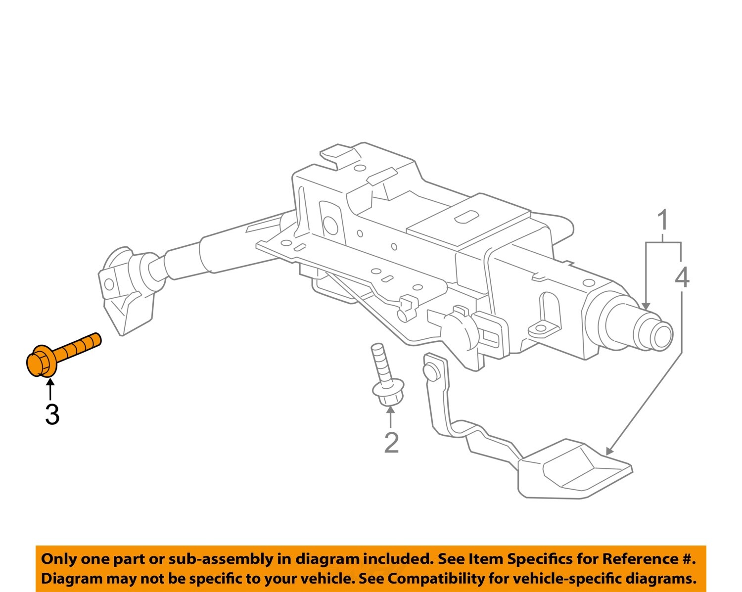 VW VOLKSWAGEN OEM 10-18 Jetta Steering-Column Assembly Lower Bolt ...