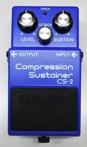 BOSS CS-2 Compression Sustainer Guitar Effects Pedal MIJ 1983 #496 DHL or EMS | eBay