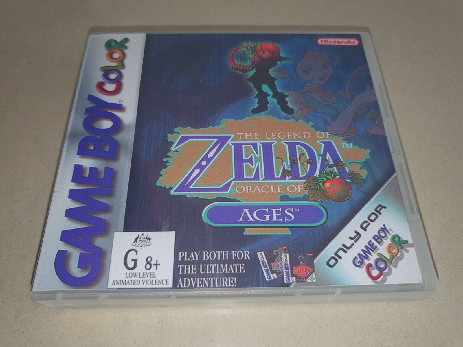 The Legend of Zelda Oracle Of Ages Game Boy Color Game Case (Read ...