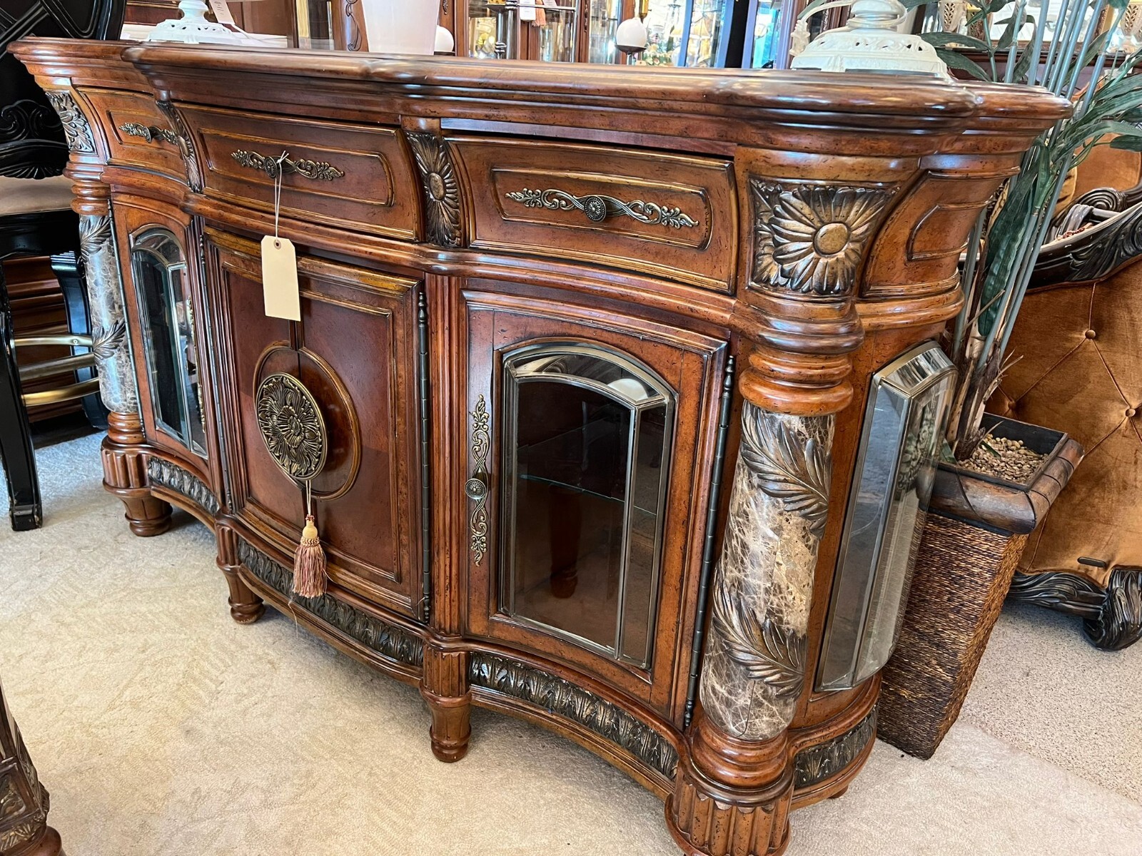 AICO by Michael Amini Villa Valencia sideboard | eBay
