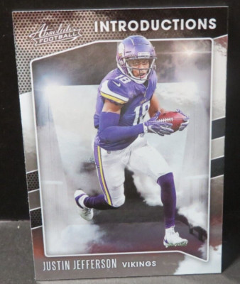 #4338 2020 ABSOLUTE INTRODUCTION JUSTIN JEFFERSON #IJUJ | eBay
