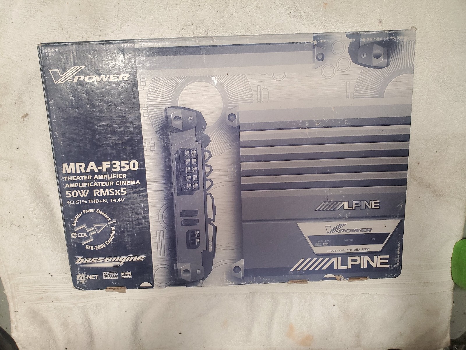 ALPINE MRA-F350 5-Channel Car Theatre Amplifier NEW 793276300768| eBay