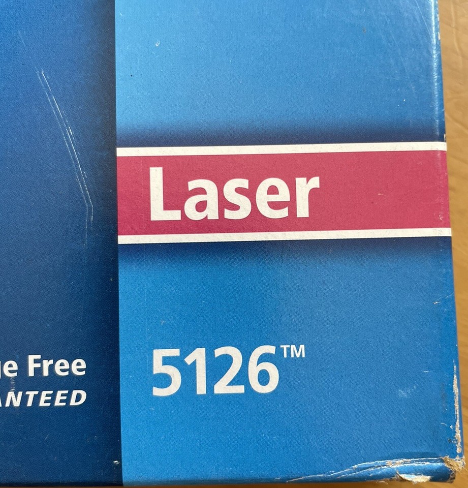 Avery #5126 Internet Shipping Labels - Laser - 200 labels - White - NEW ...