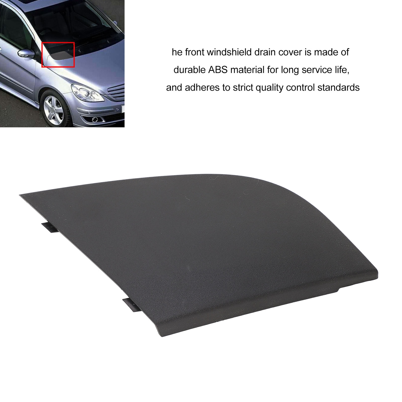 Front Windshield Water Drain Cover 1698300275 Right Side Windscreen ...