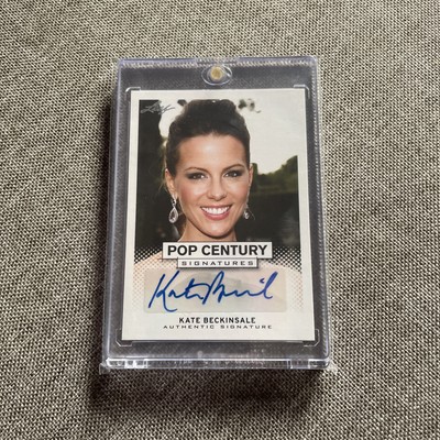 KATE BECKINSALE Pop Century Signatures Auto SSP 2012 Leaf Pop Century ...