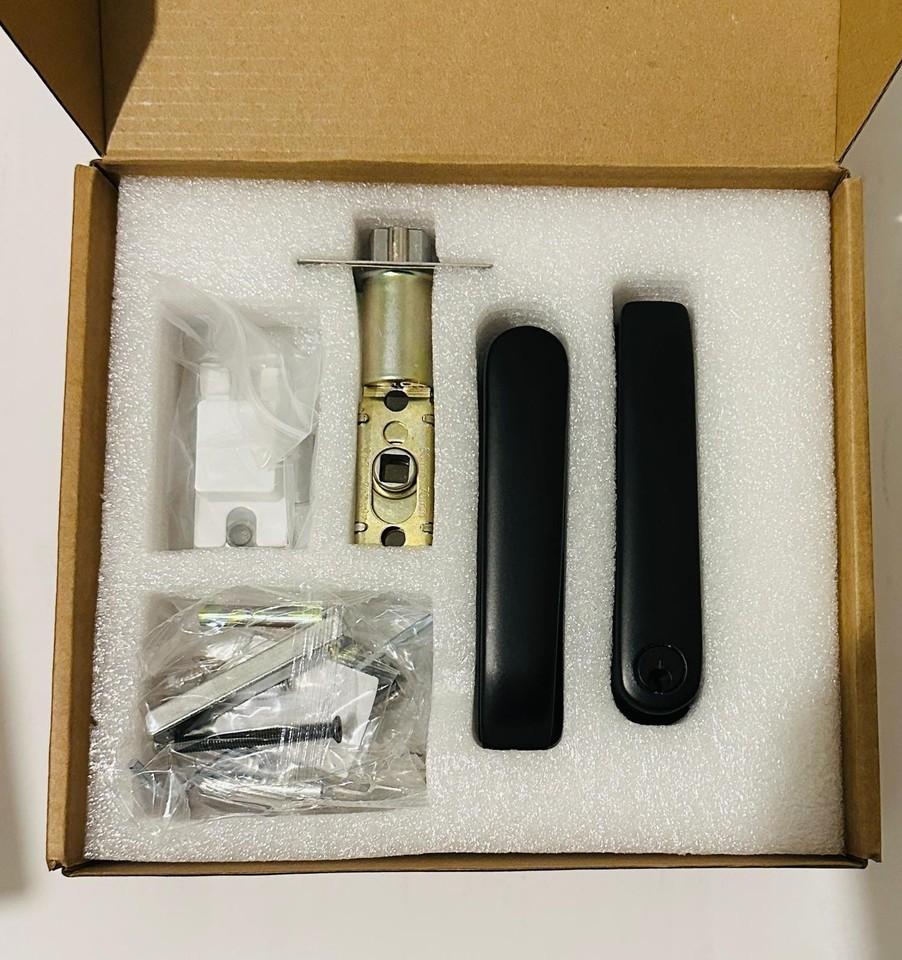 Keypad Door Lock with Handle: Keyless Entry Smart Lock for Front Door ...