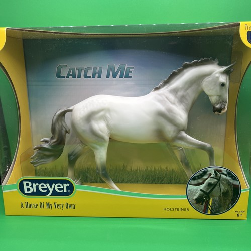 Breyer Traditional #1806 CATCH ME Canter Warmblood Light Grey Dots NEW ...