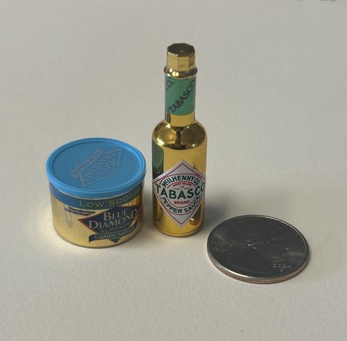 Super Rare Mini Brands Series 5 Gold Tabasco Sauce Blue Diamond Almonds ...