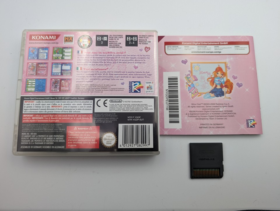 Winx Club Secret Diary 2009 - Nintendo DS - 2DS 3DS DSi - Free, Fast P ...
