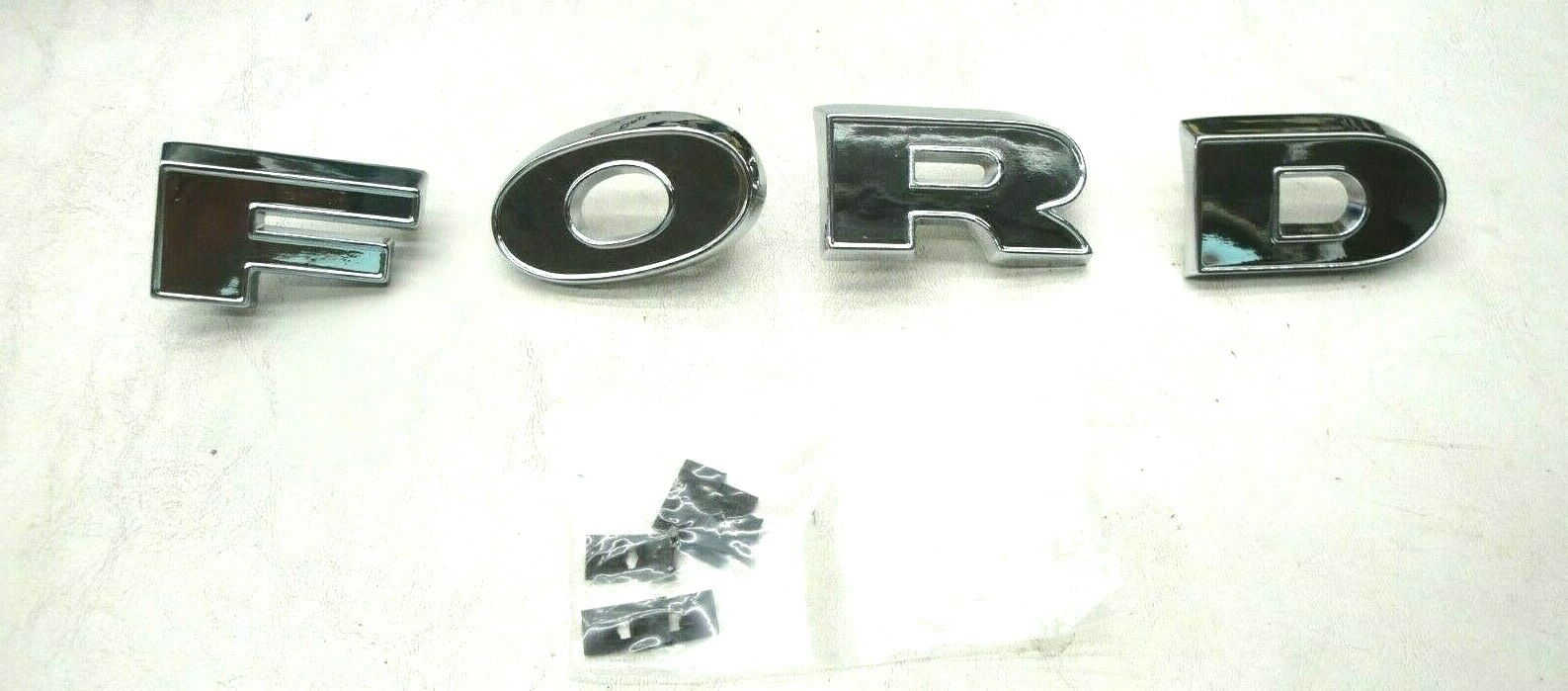 1962 1963 1964 62 63 64 FORD TRUCK HOOD LETTERS CHROME F100 F250 F350 ...