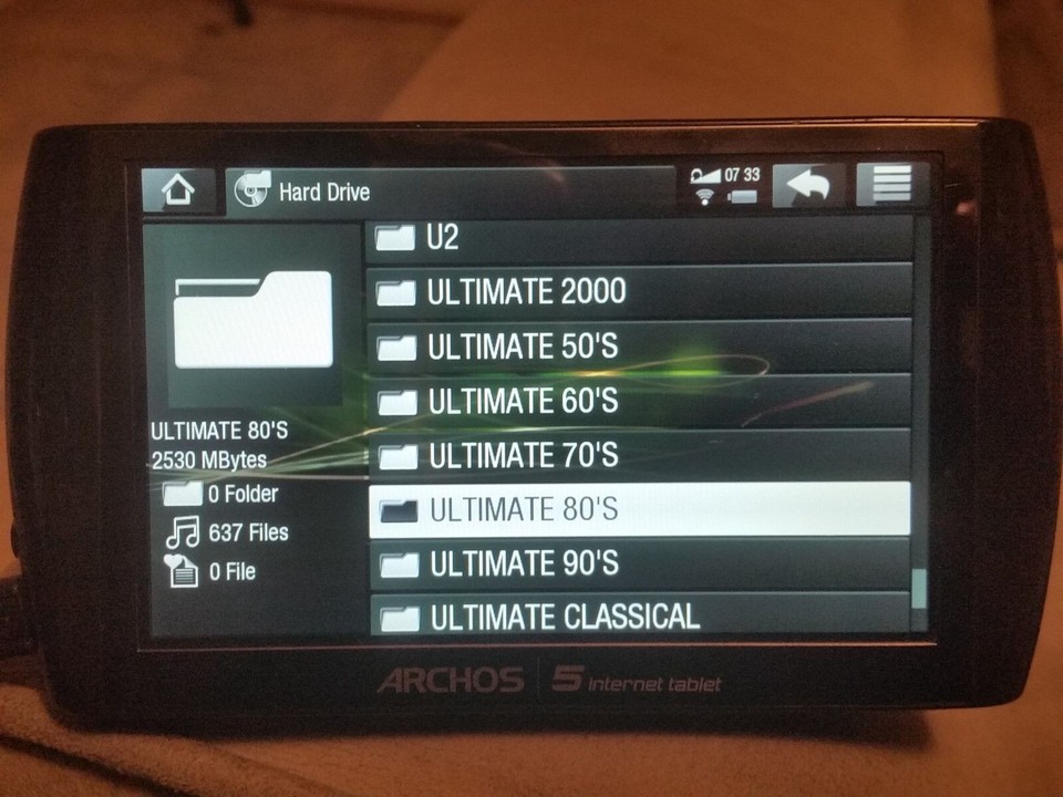 160GB ARCHOS 5 WIFI DIGITAL MEDIA MP3 PLAYER WITH ANDROID | eBay