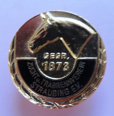 GERMAN Harness Racing Enamel Badge: STRAUBING RACE CLUB | eBay