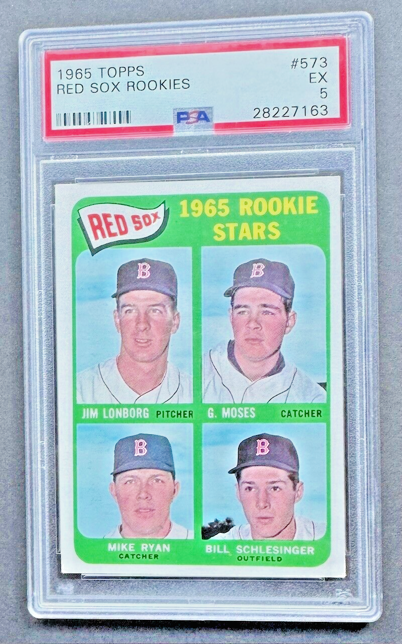1965 Topps #573 Red Sox Rookies Jim Lonborg PSA 5 FREE SHIPPING | eBay
