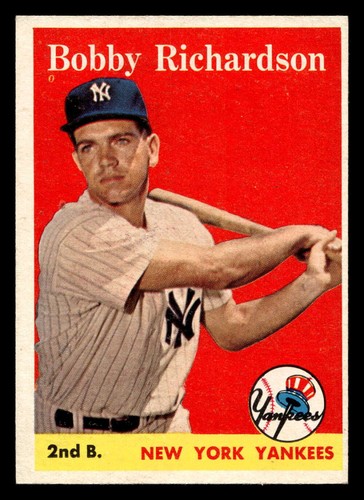 1958 Topps #101 Bobby Richardson Ex-Mint Yankees ID:465941 | eBay