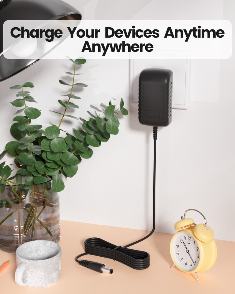 Power Supply for Halfords 6-in-1 Jump Starter Pack - UK 15V AC Adaptor ...