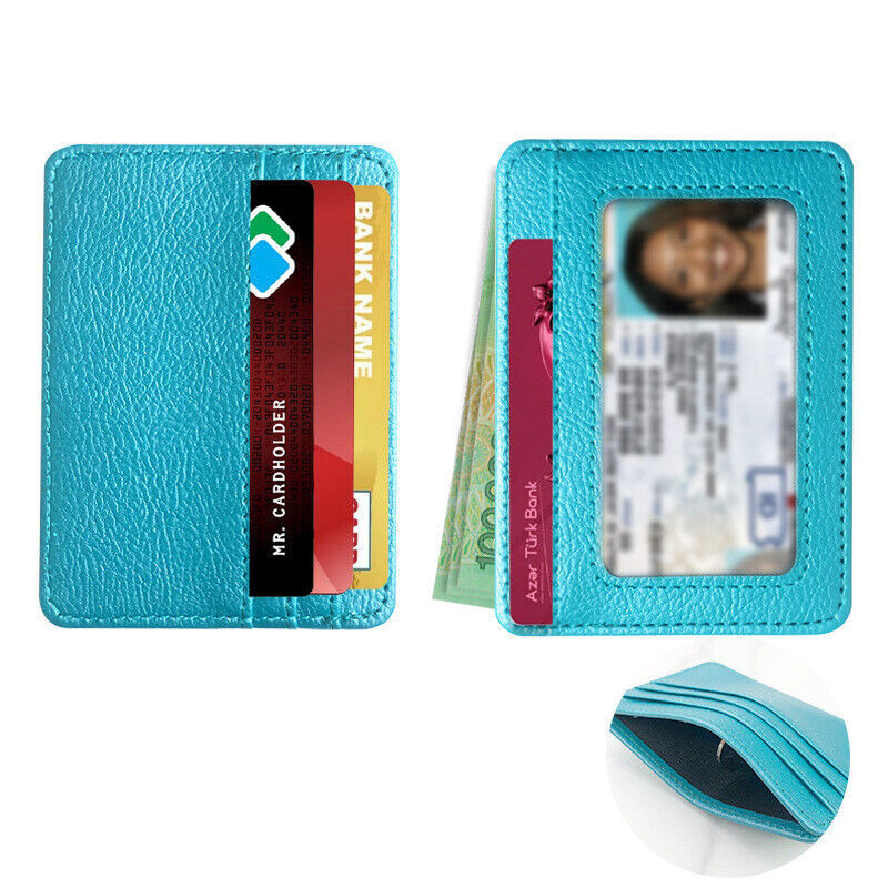 Slim Minimalist Front Pocket Wallet,RFID Blocking Credit Card Holder ID ...