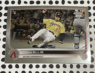 2022 Topps Chrome Drew Ellis RC #77 Arizona Diamondbacks | eBay