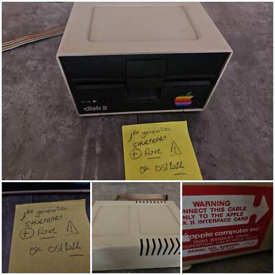RARE LECTEUR DISQUETTE 5" 1/4 SHUGART APPLE IIE 2E (1ER GENERATION ...