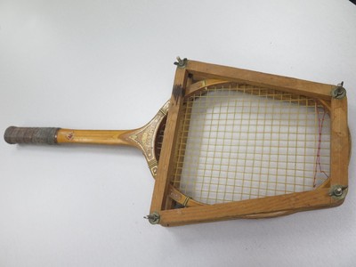 Vintage TAD Davis Imperial Wooden Tennis Racquet Racket 4-5/8 M | eBay