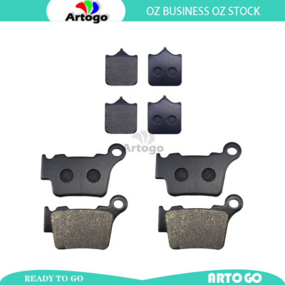Front+Rear Brake Pads For Husqvarna SMR 450 RR Radial Caliper 2006-2007 ...