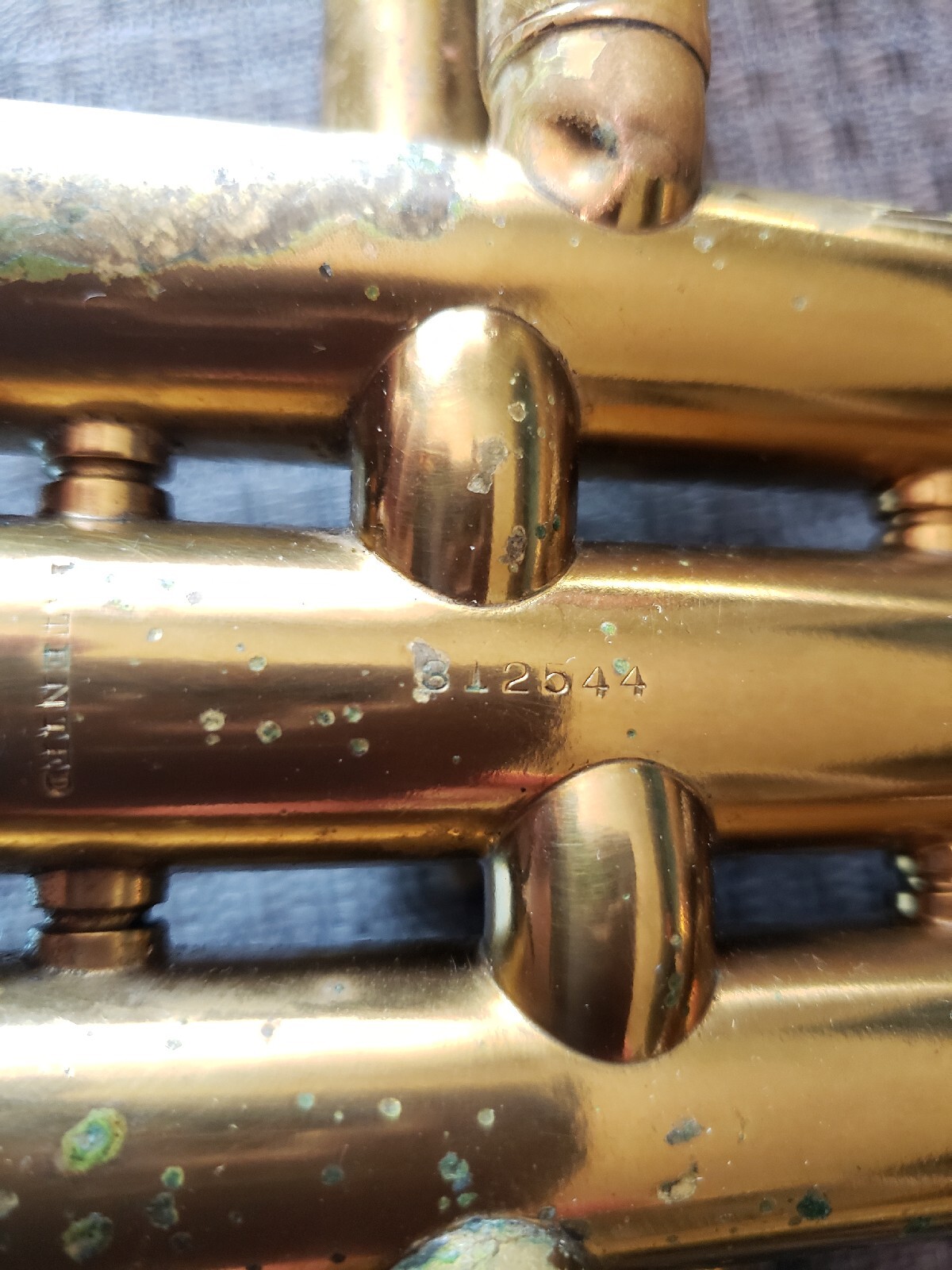 Vintage 1936 C.G. Conn Trumpet with Case and 3 Mouthpieces ...