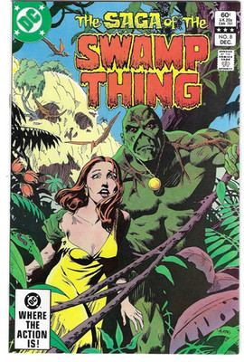 Saga of the Swamp Thing #8 (1982) DC Comics VF/NM 9.0 Phantom Stranger ...