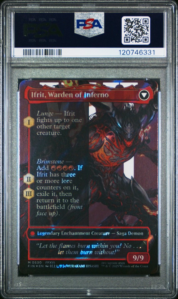 2025 MTG FINAL FANTASY CLIVE, IFRIT'S DOMINANT/IFRIT, WARDEN OF INFERNO ...