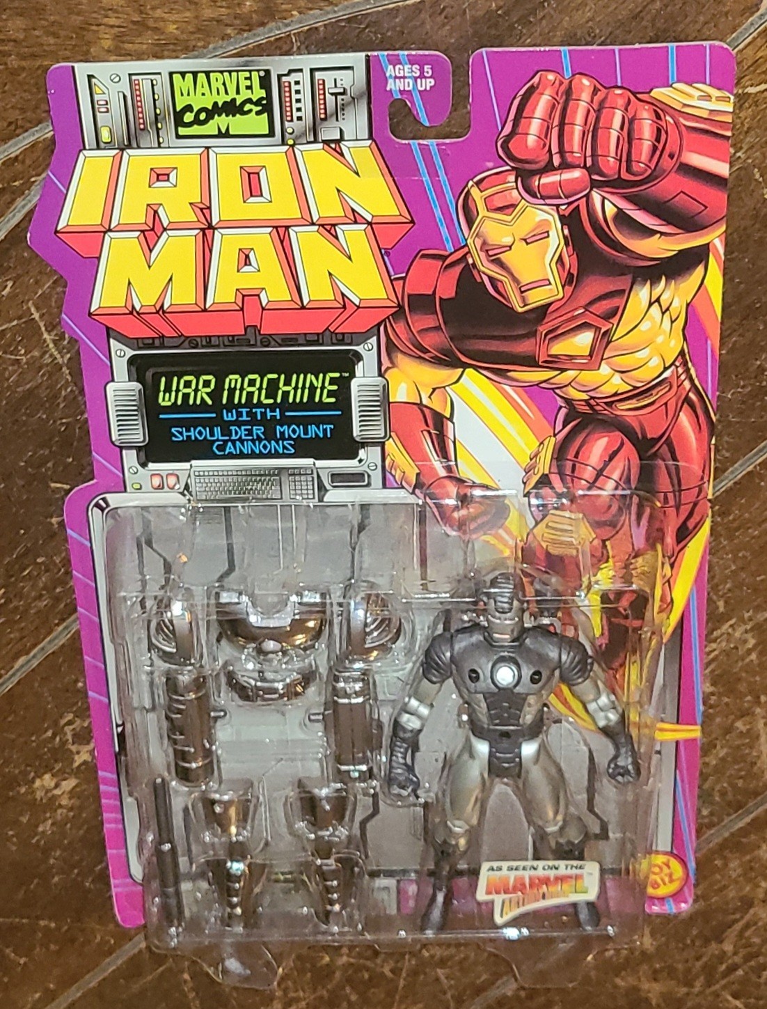 Marvel Comics Iron Man War Machine Shoulder Mount Cannons 1994 ToyBiz ...
