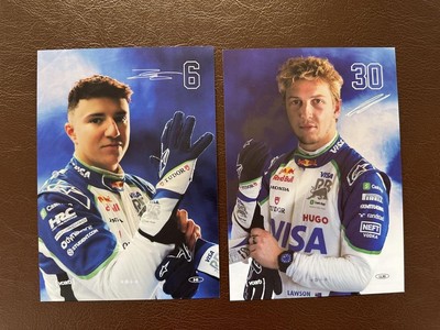 2025 F1 Japan Grand Prix Postcard Not for Sale Isaac Harger Liam Lawson ...
