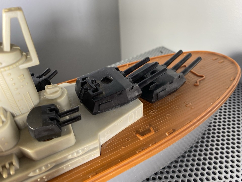 Vintage Strombecker 19’’ Battleship USS New Jersey Ship Toy Boat #5250 ...