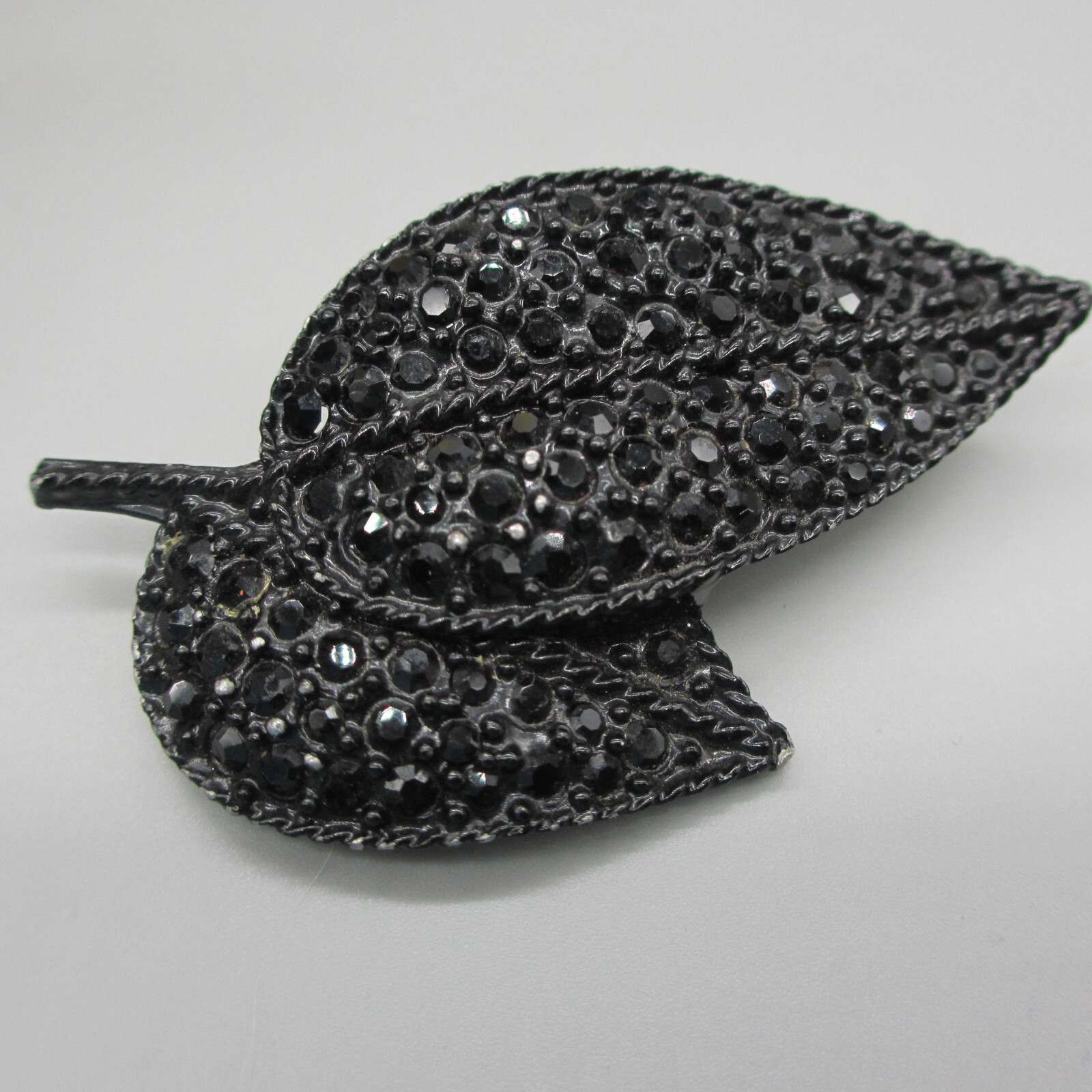 Rhinestone Brooch Smokey AB Sparkly Bold Statement Na… - Gem