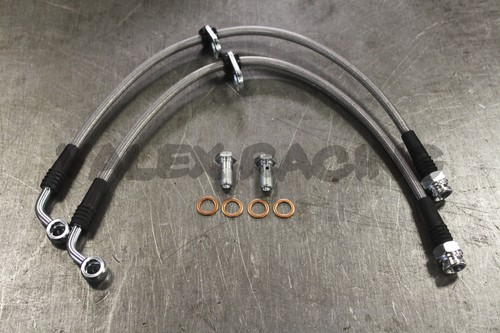 Stainless Steel SS Front Brake Line Replacement Kit For 99-00 Honda ...