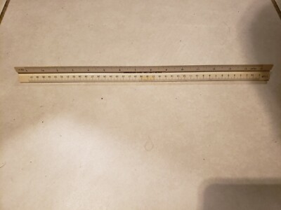 Staedtler Mars 987 19-1 Triangle Architect's Scale Ruler 12 inch Japan ...