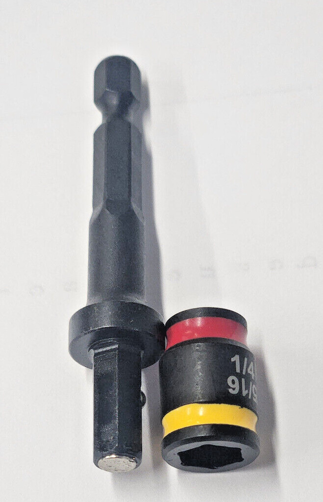 Malco MSHC 1/4 and 5/16 Reversible Hex Chuck Driver & Bit Set | eBay