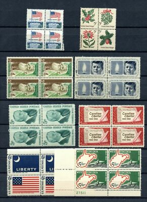 SET OF 8 BLOCKS OF 4 STAMPS - ALL DIFFERENT - SEE PHOTO'S - OG - MNH | eBay