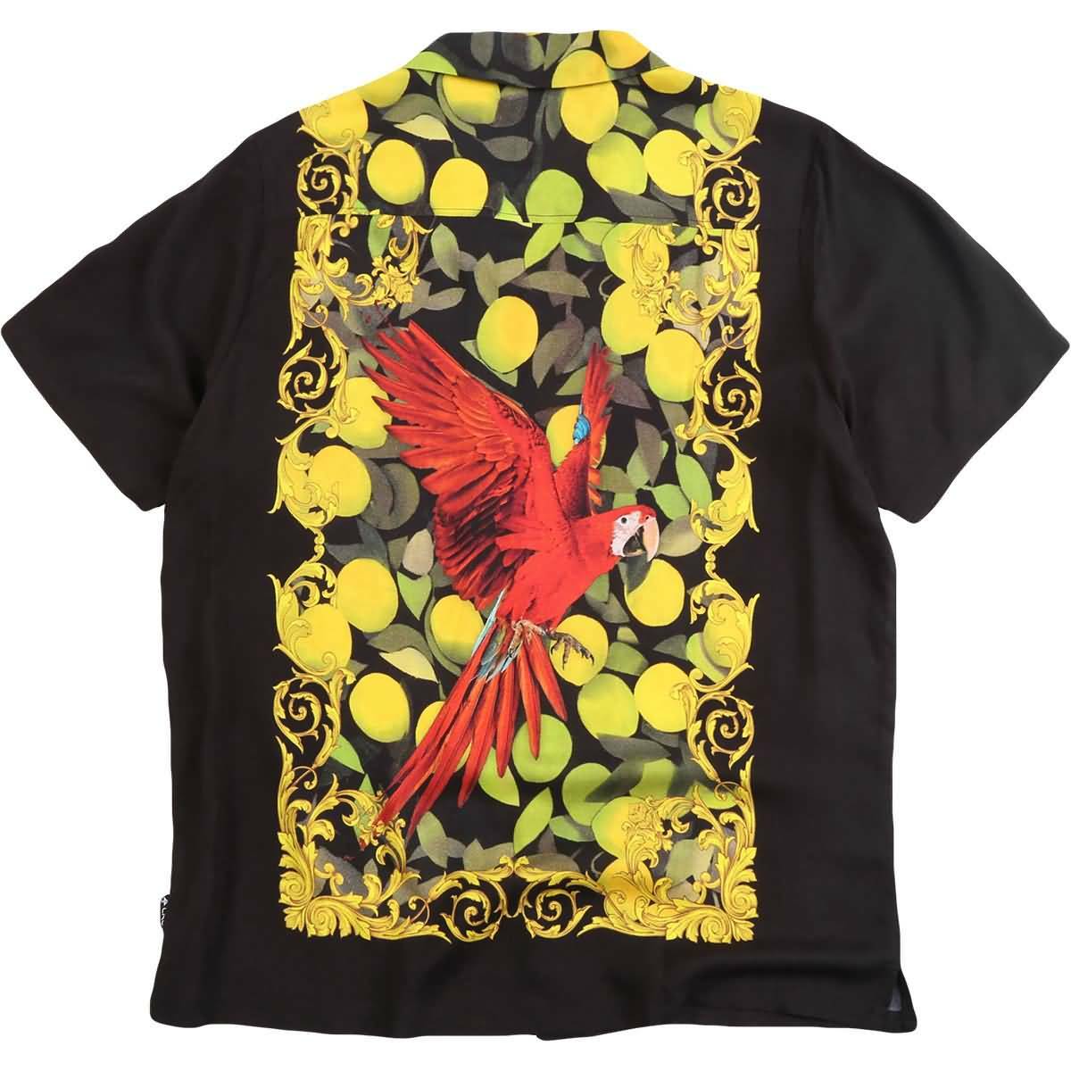 LRG Lifted Research Group Mens A1 Perico Parakeet Woven Button-Up Shirt ...