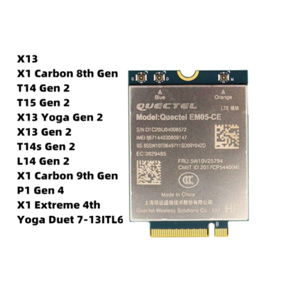 5W10V25794 Wireless WAN 4G LTE Cat4 WWAN Module For Thinkpad X1 Carbon ...