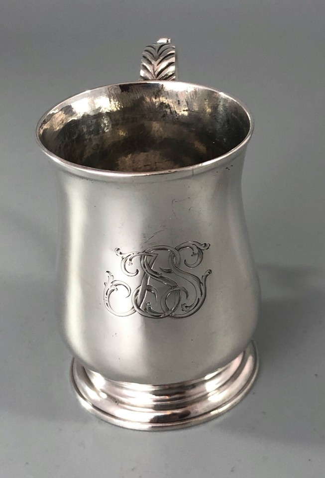 George III SIlver Mug Benjamin Bickerton London 1763 103g ABZX | eBay