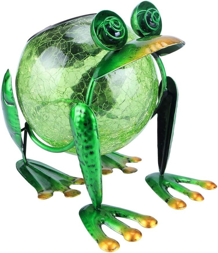 Solar Frog Garden Lights Walkway Yard Lawn Decor Patio Pathway Porch ...