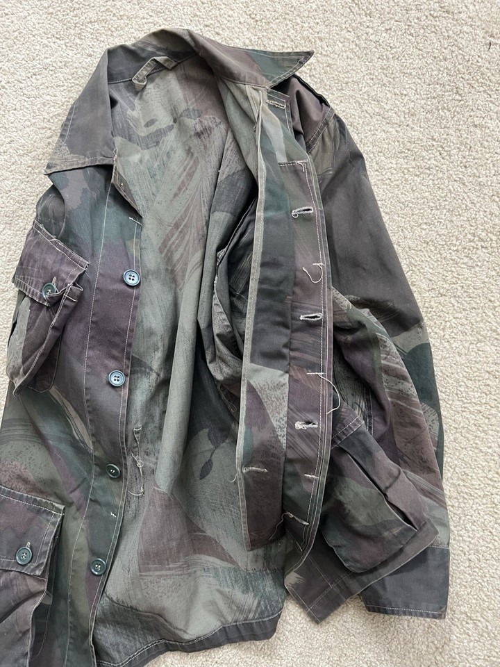 First Pattern Cut Tailor Made JUNGLE JACKET ARVN Windproof Camouflage ...