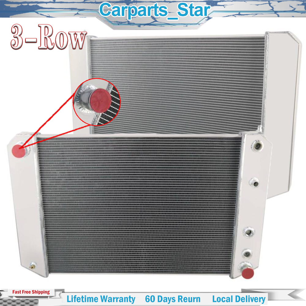 3-Row Radiator For Chevrolet C60 C70 Kodiak GMC C6000 Topkick 6.0L 6.6L ...